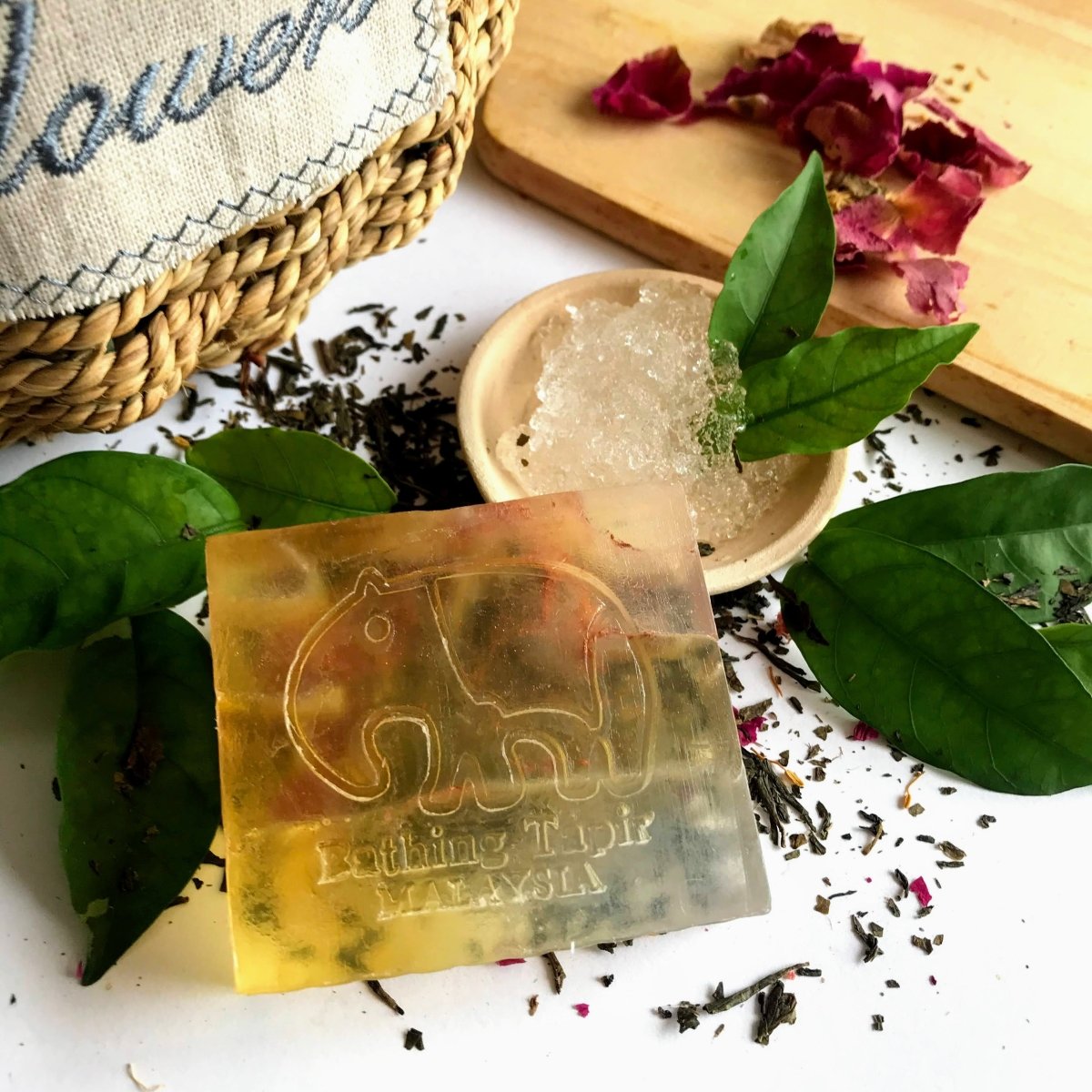 Green Tea Sea Cucumber Soap - Bathing Tapir