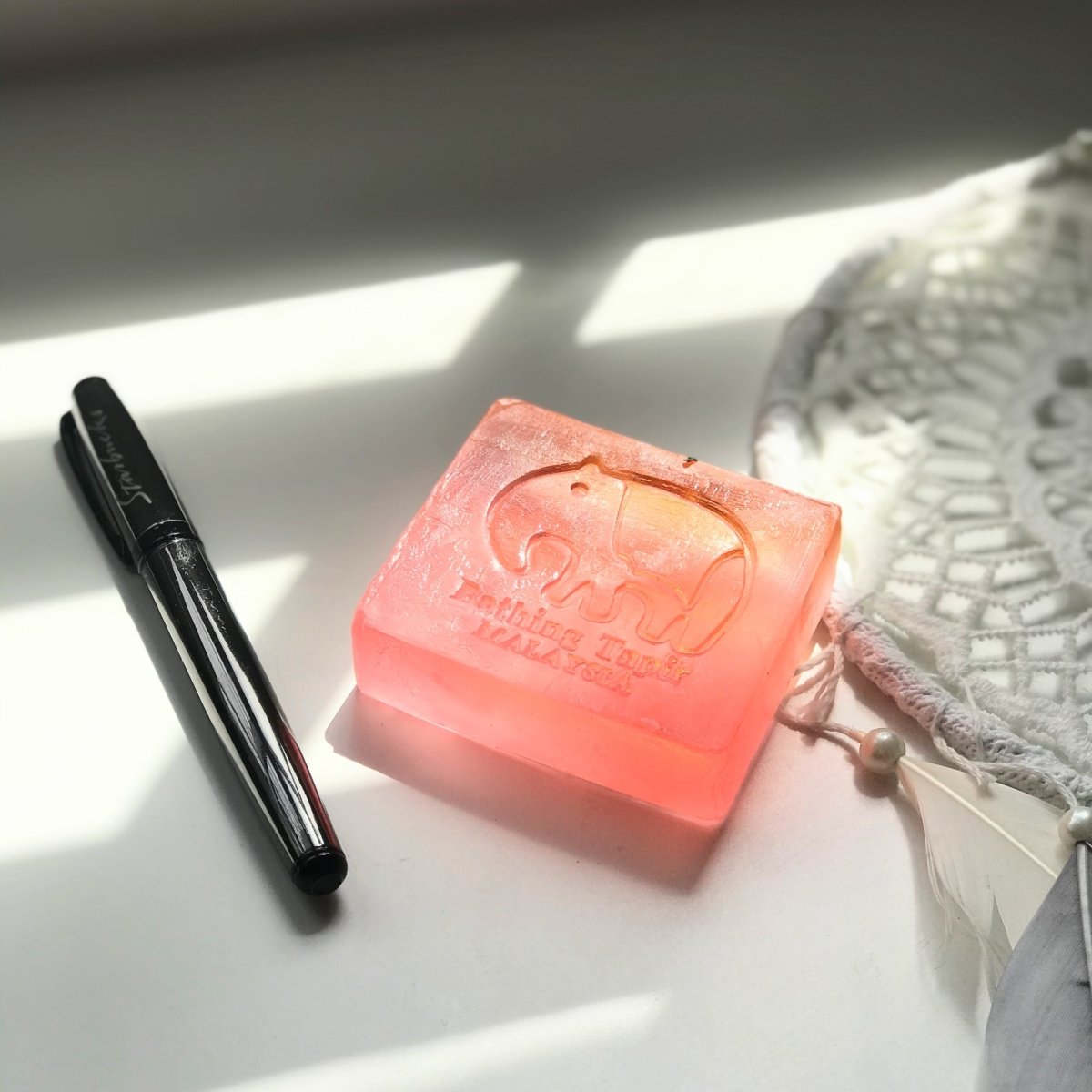 Rose Essential Oil Soap - Bathing Tapir